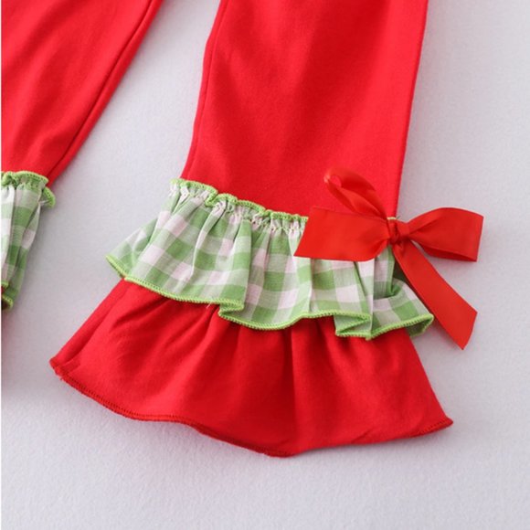 Matching Sets | Boutique Grinch Stole Christmas Girls Smocked Embroidered Tunic Outfit Set ...